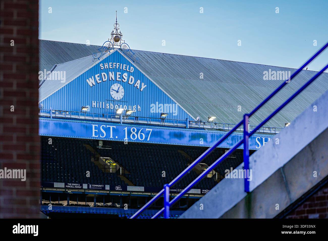 A ground shot showing the main stand during the Emirates FA Cup Third ...