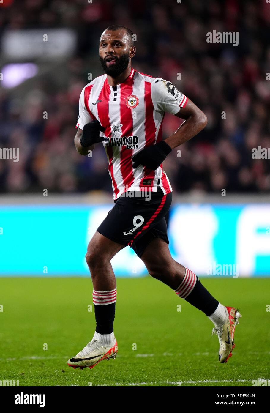 Brentford's Igor Thiago during the Premier League match at Gtech ...