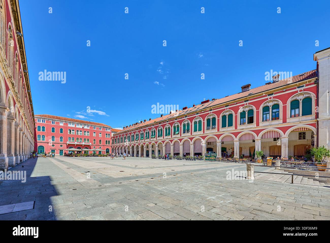 Republic Square stands as a stunning testament to Split's rich history ...