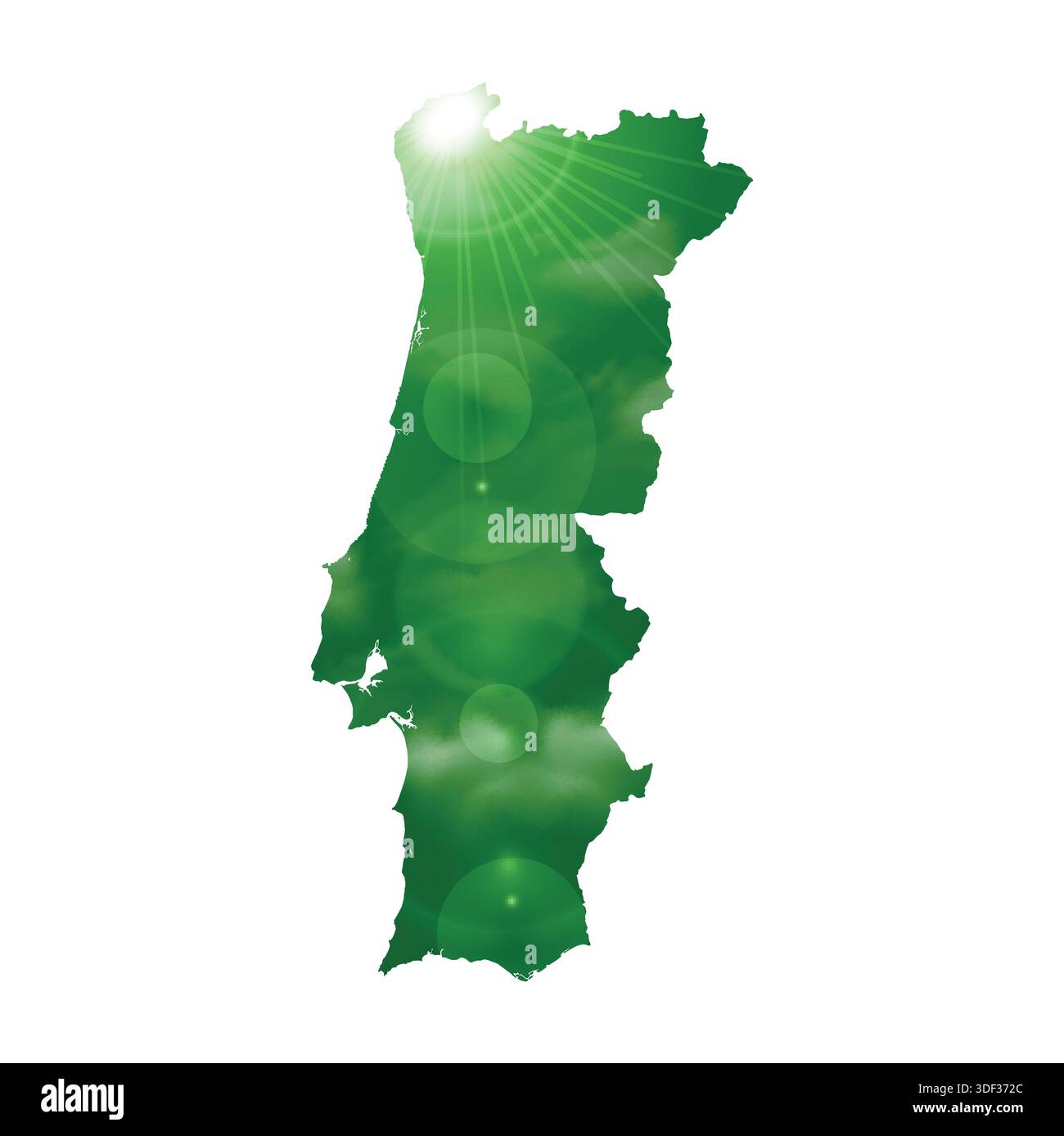 Map portugal beautiful sun hi-res stock photography and images - Alamy
