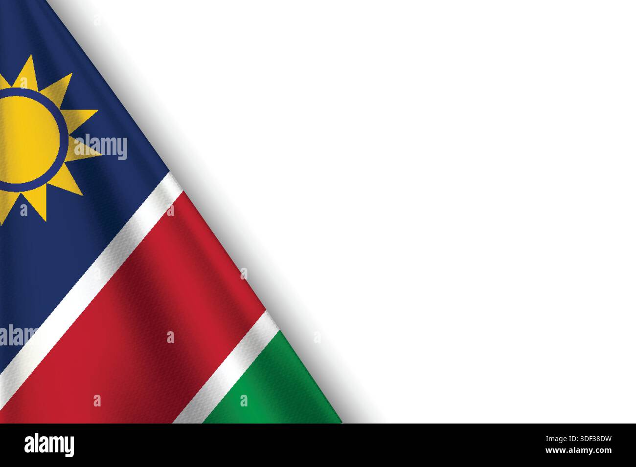NAMIBIA Flag with Original color Stock Vector Image & Art - Alamy