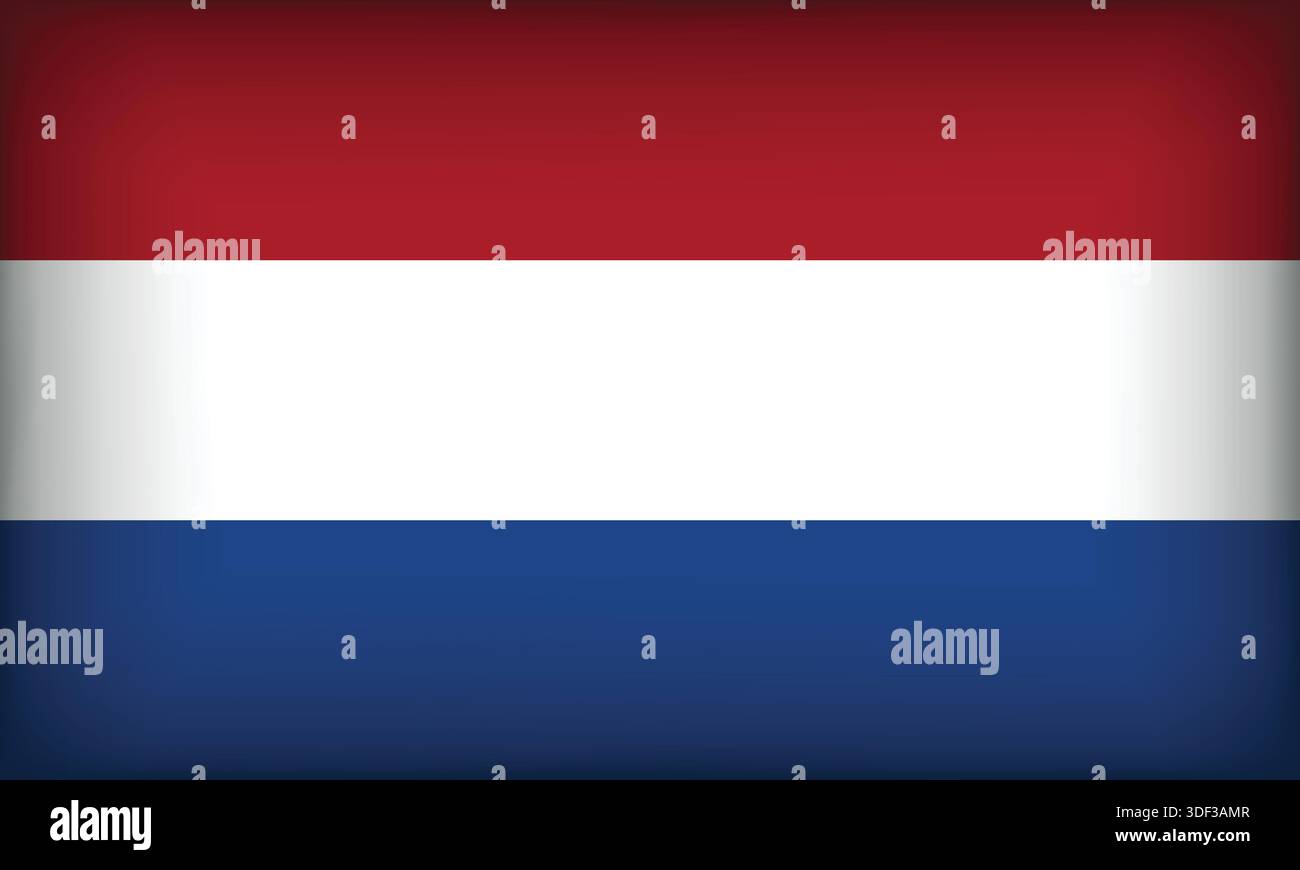 NETHERLANDS Flag with Original color Stock Vector Image & Art - Alamy