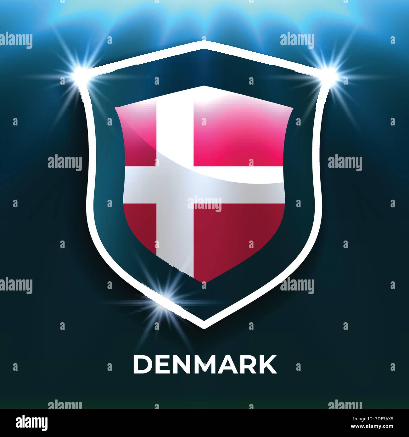 The danish national team Stock Vector Images - Alamy