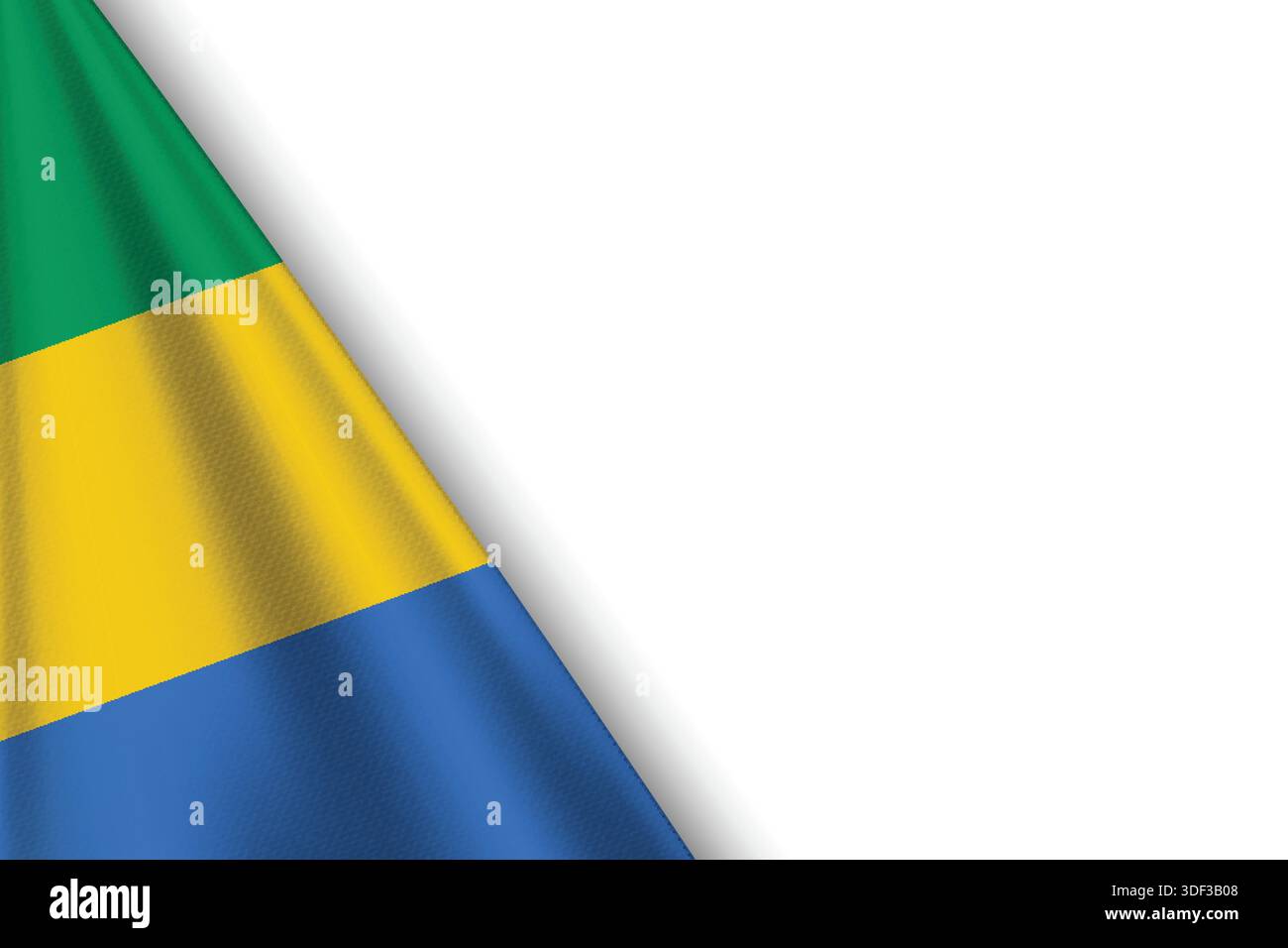 GABON Flag with Original color Stock Vector Image & Art - Alamy