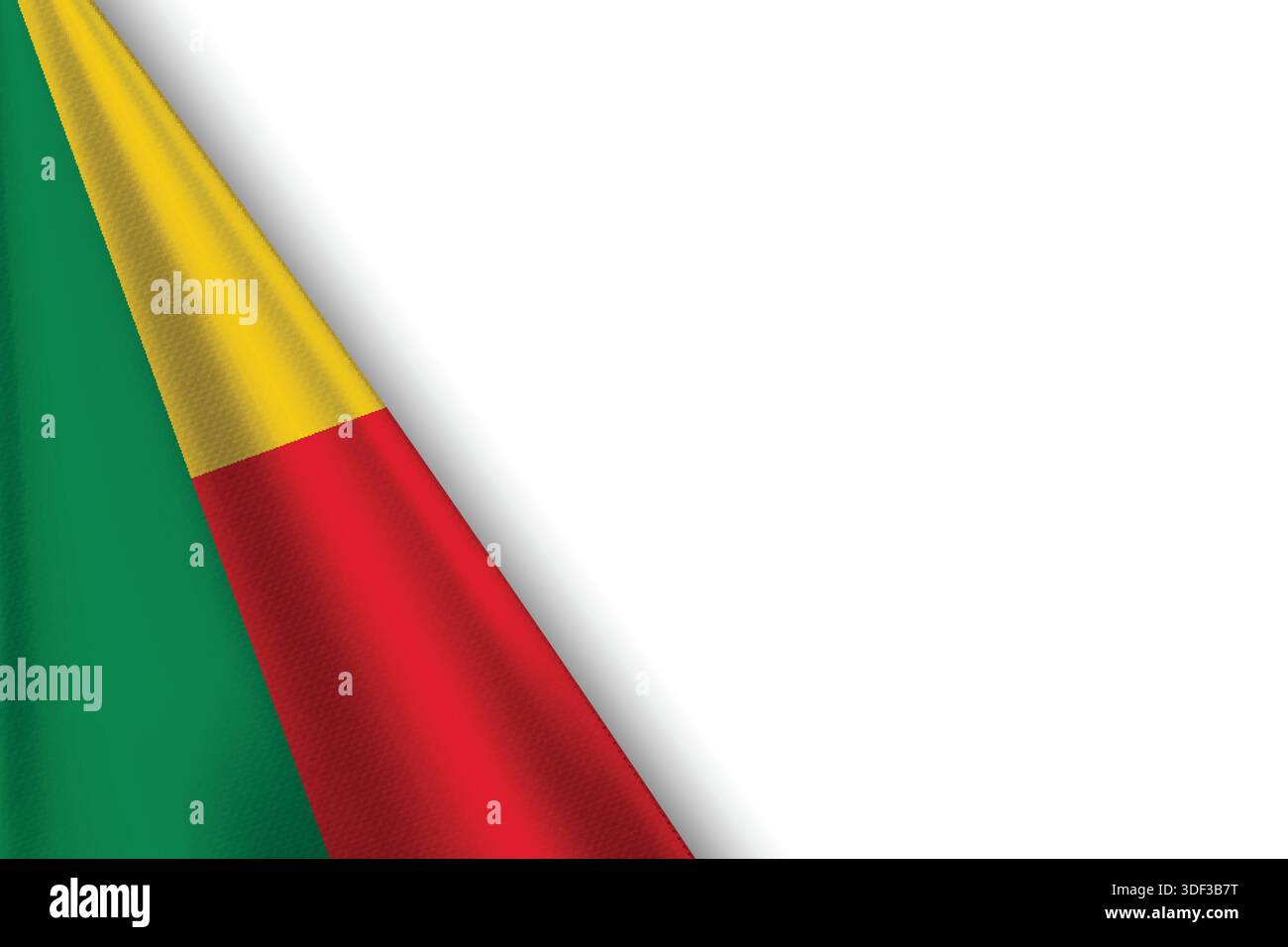 National flag benin waving Stock Vector Images - Alamy