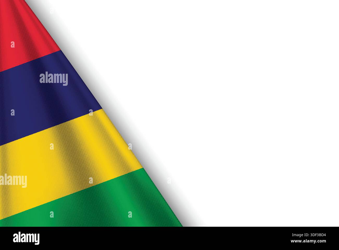 MAURITIUS Flag with Original color Stock Vector Image & Art - Alamy