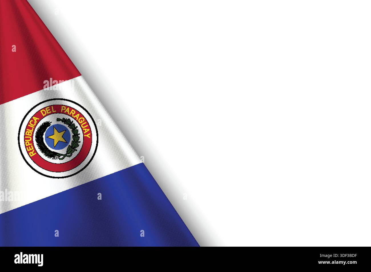 Flag paraguay vector official Stock Vector Images - Alamy