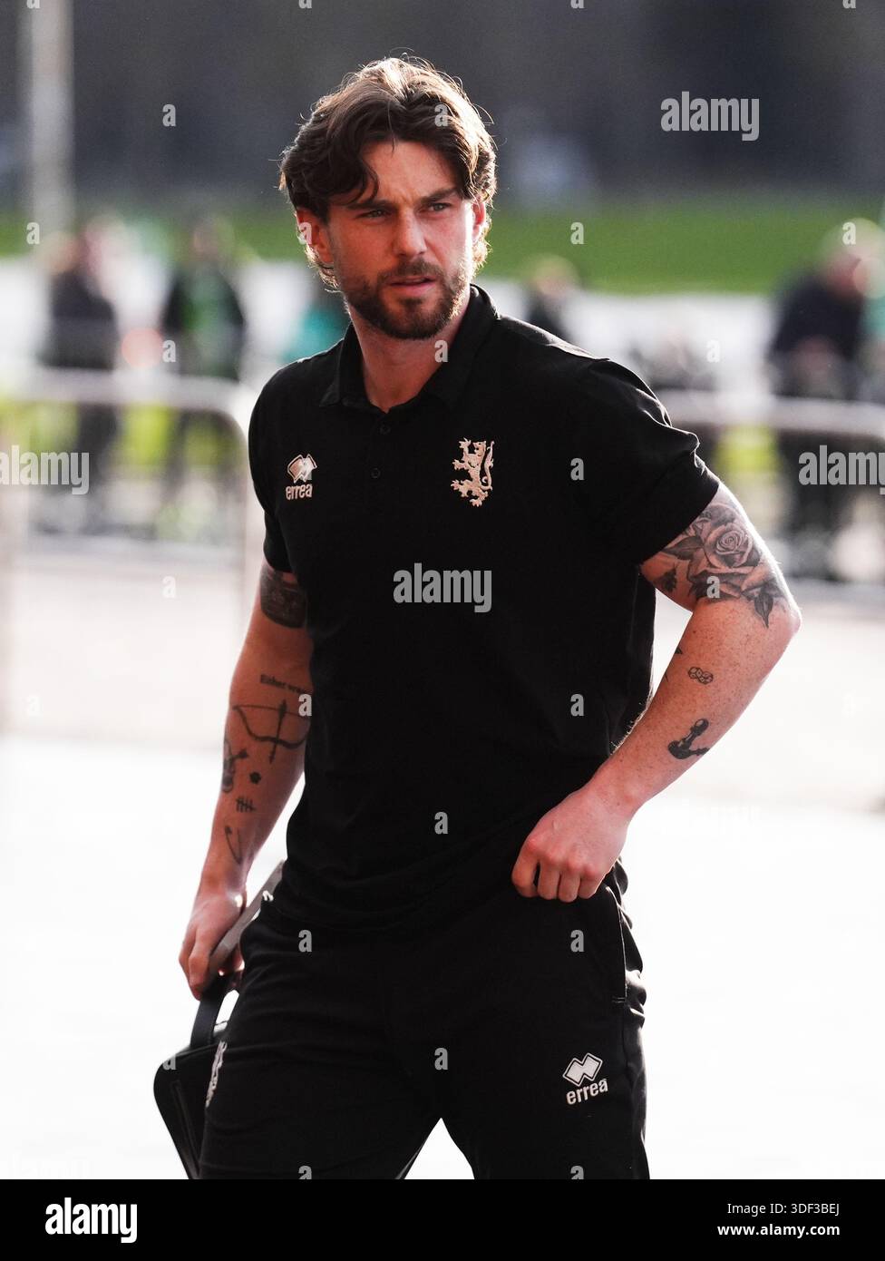 Dundee United's Will Ferry arriving ahead of the William Hill ...