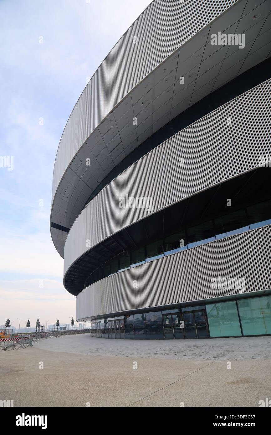 View of Santa Giulia Ice Hockey Arena during IHL Final Four Italian ...