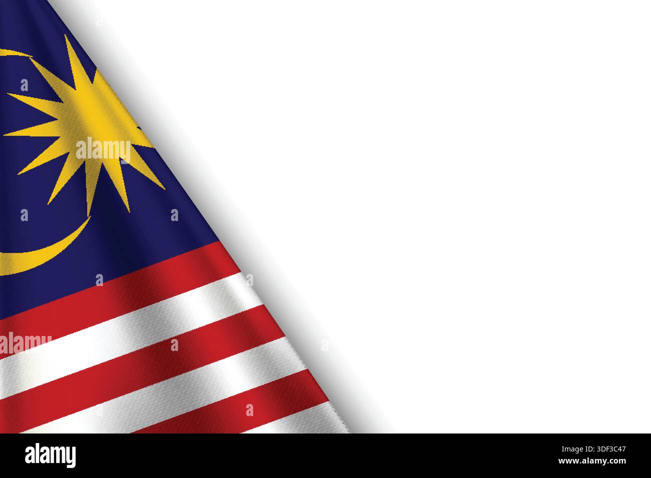 Malaysia flagpole vector Stock Vector Images - Alamy