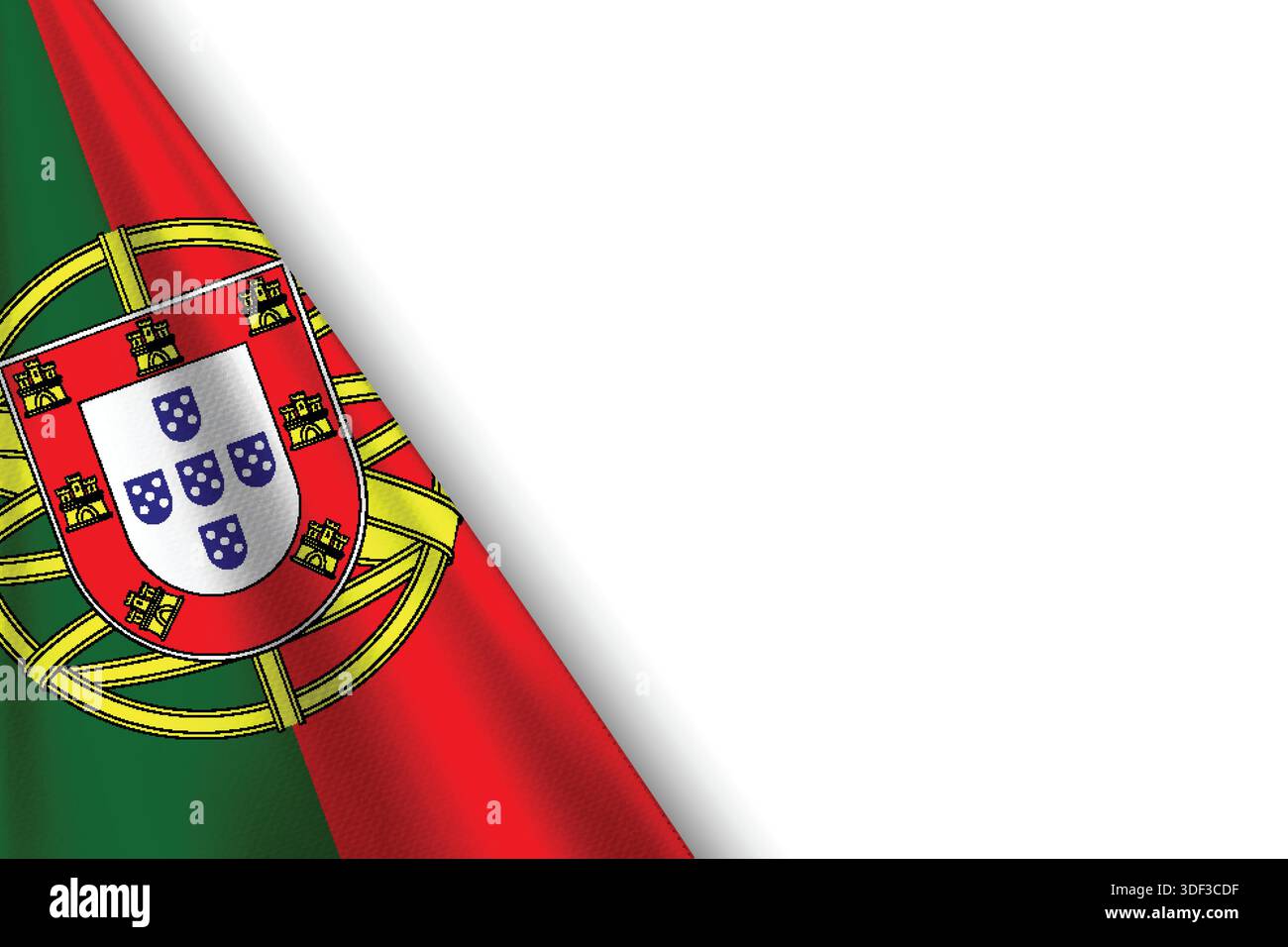 PORTUGAL Flag with Original color Stock Vector Image & Art - Alamy