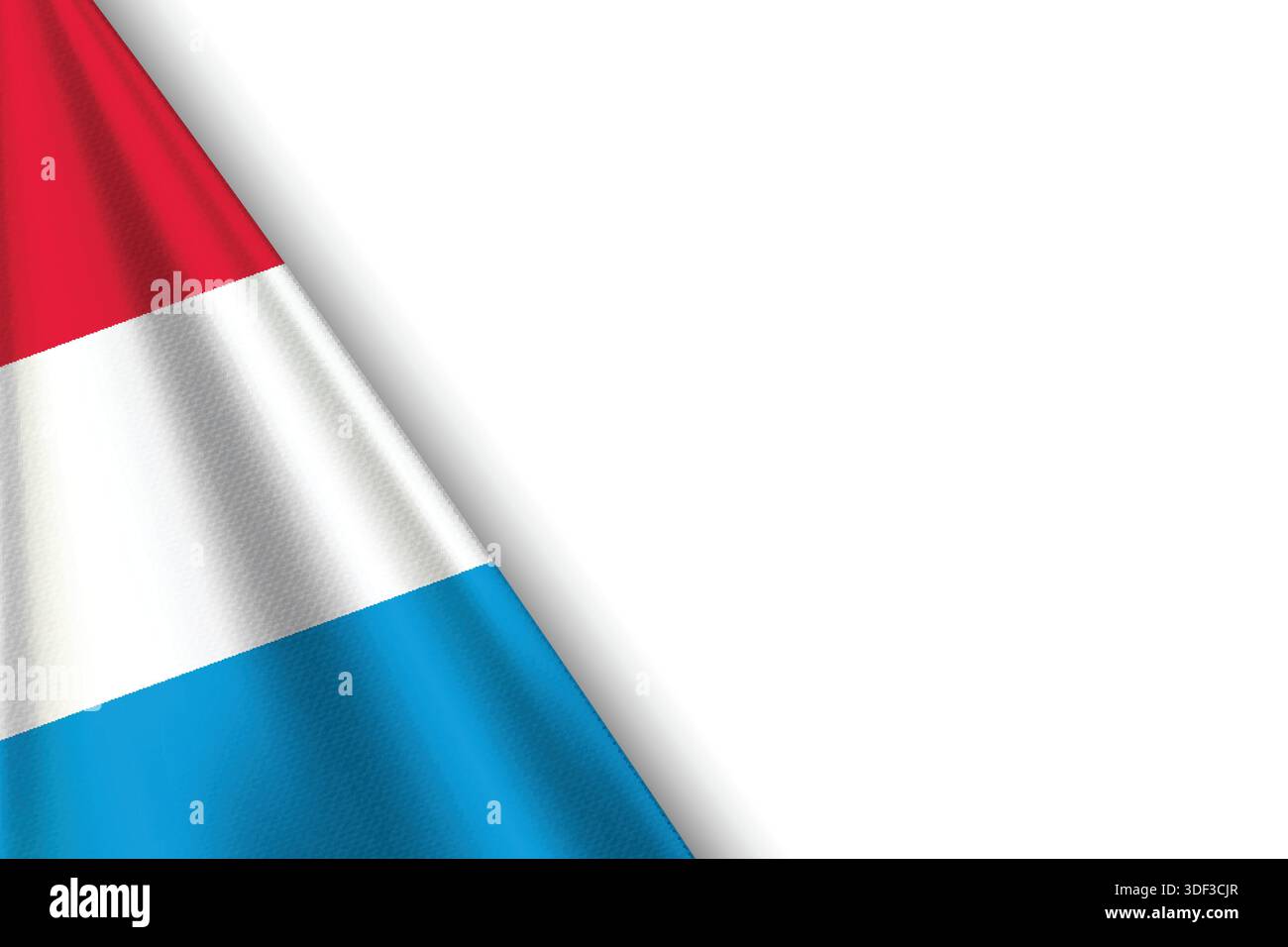 Waving luxembourg flag official Stock Vector Images - Alamy