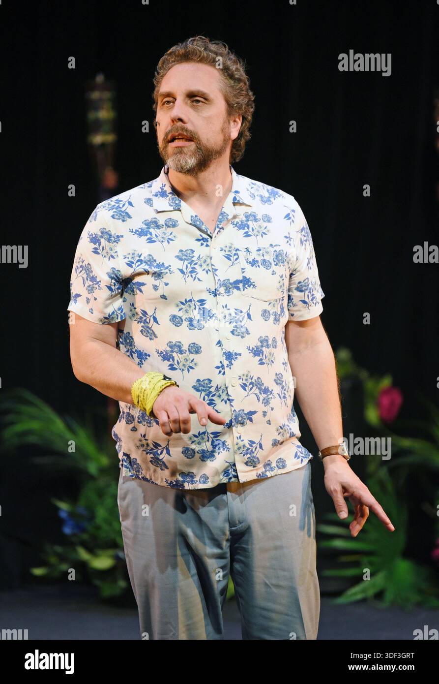 Tim Stoltenberg on stage for THE IMPROVISED WHITE LOTUS: AN ...