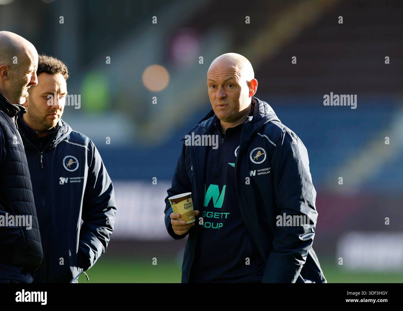 Millwall manager Alex Neil (right) ahead of the Emirates FA Cup third ...