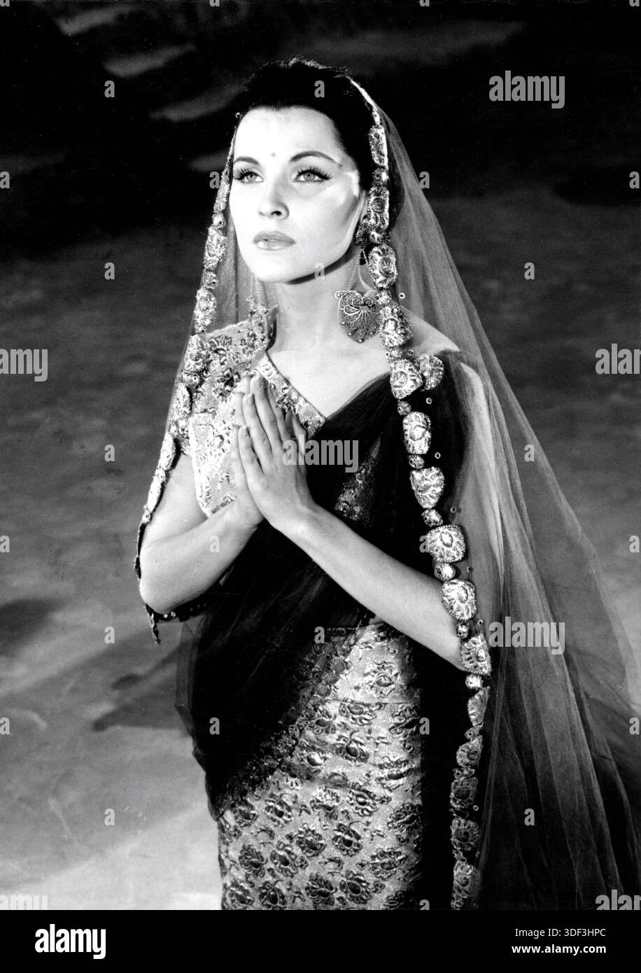 DEBRA PAGET as the Temple Dancer Seetha in the two part Indian Epic DER ...