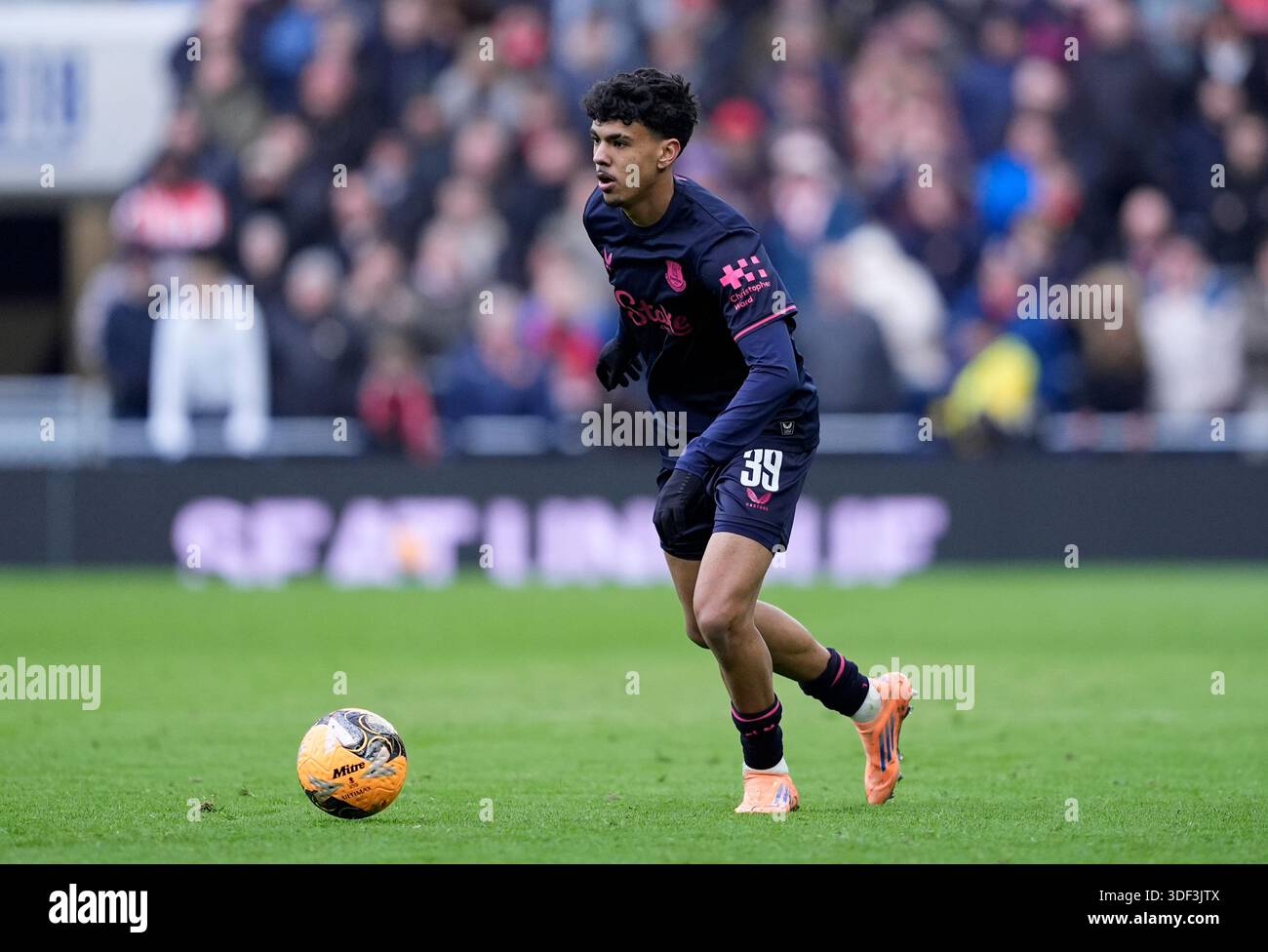 Everton's Adam Aznou during the Emirates FA Cup third round match at ...