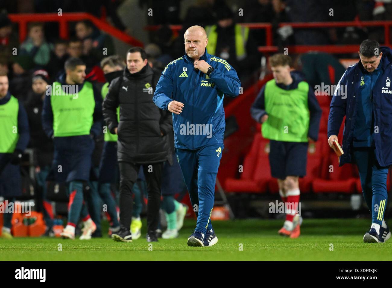 Sean Dyche, Nottingham Forest head coach during the Emirates FA Cup ...