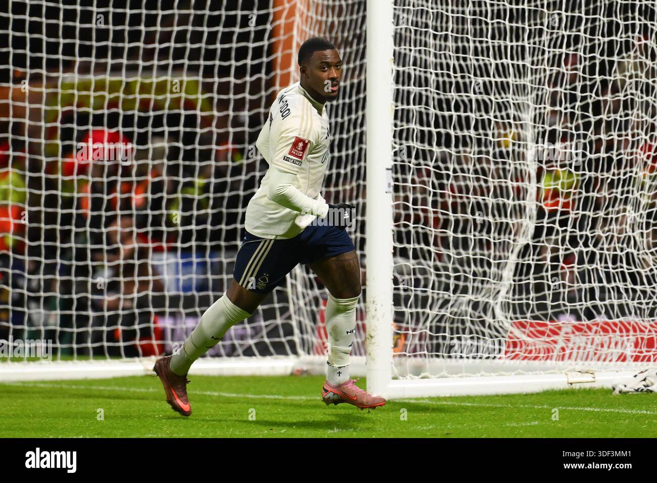 Callum Hudson-Odoi of Nottingham Forest celebrates after scoring a goal ...
