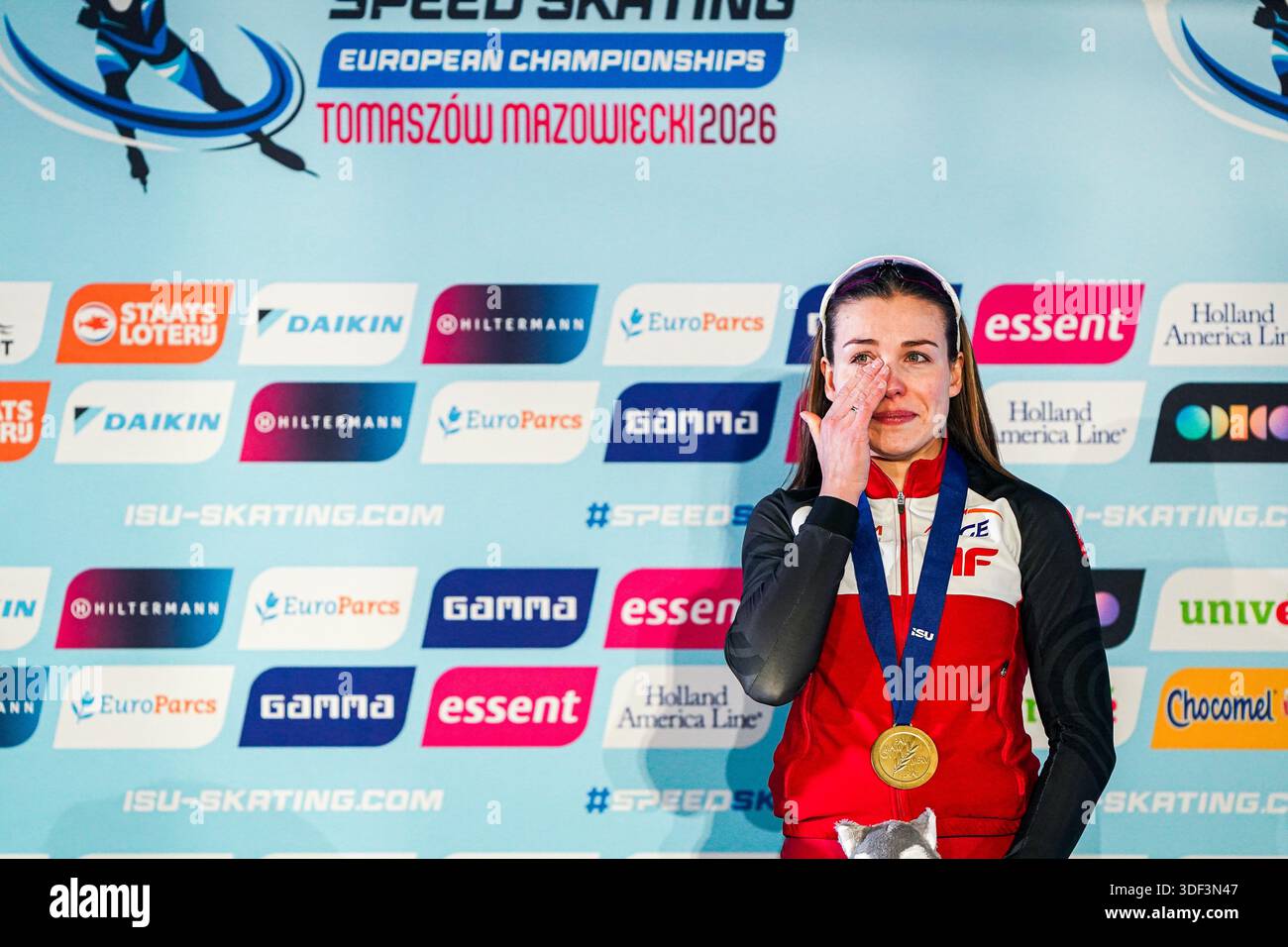 TOMASZOW MAZOWIECKI, POLAND - JANUARY 10: Kaja Ziomek-Nogal of Poland ...