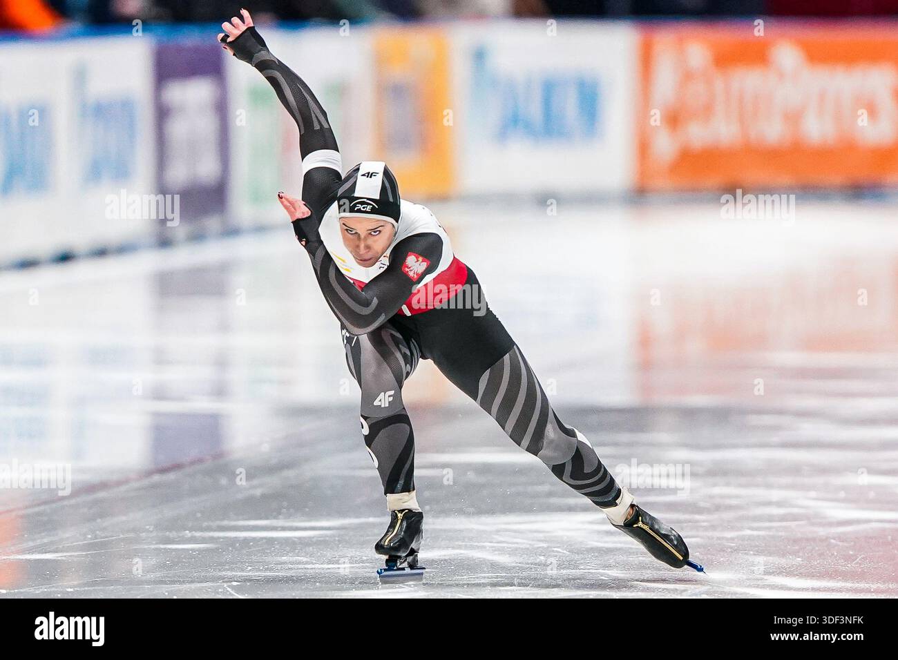 TOMASZOW MAZOWIECKI, POLAND - JANUARY 10: Andzelika Wojcik of Poland ...