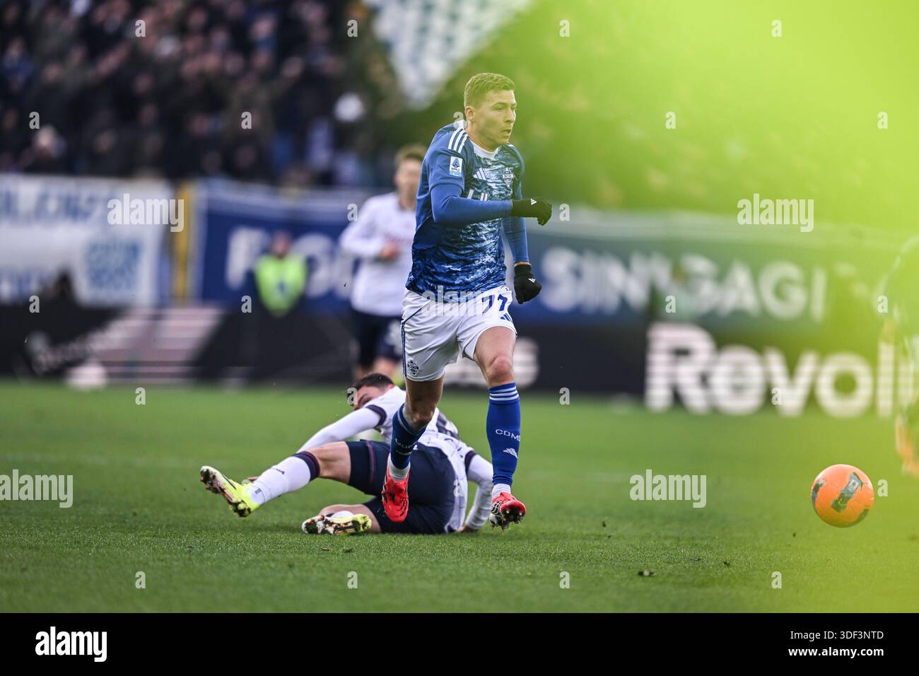 Ignace Van der Brempt of Calcio Como in action during the Italian Serie ...