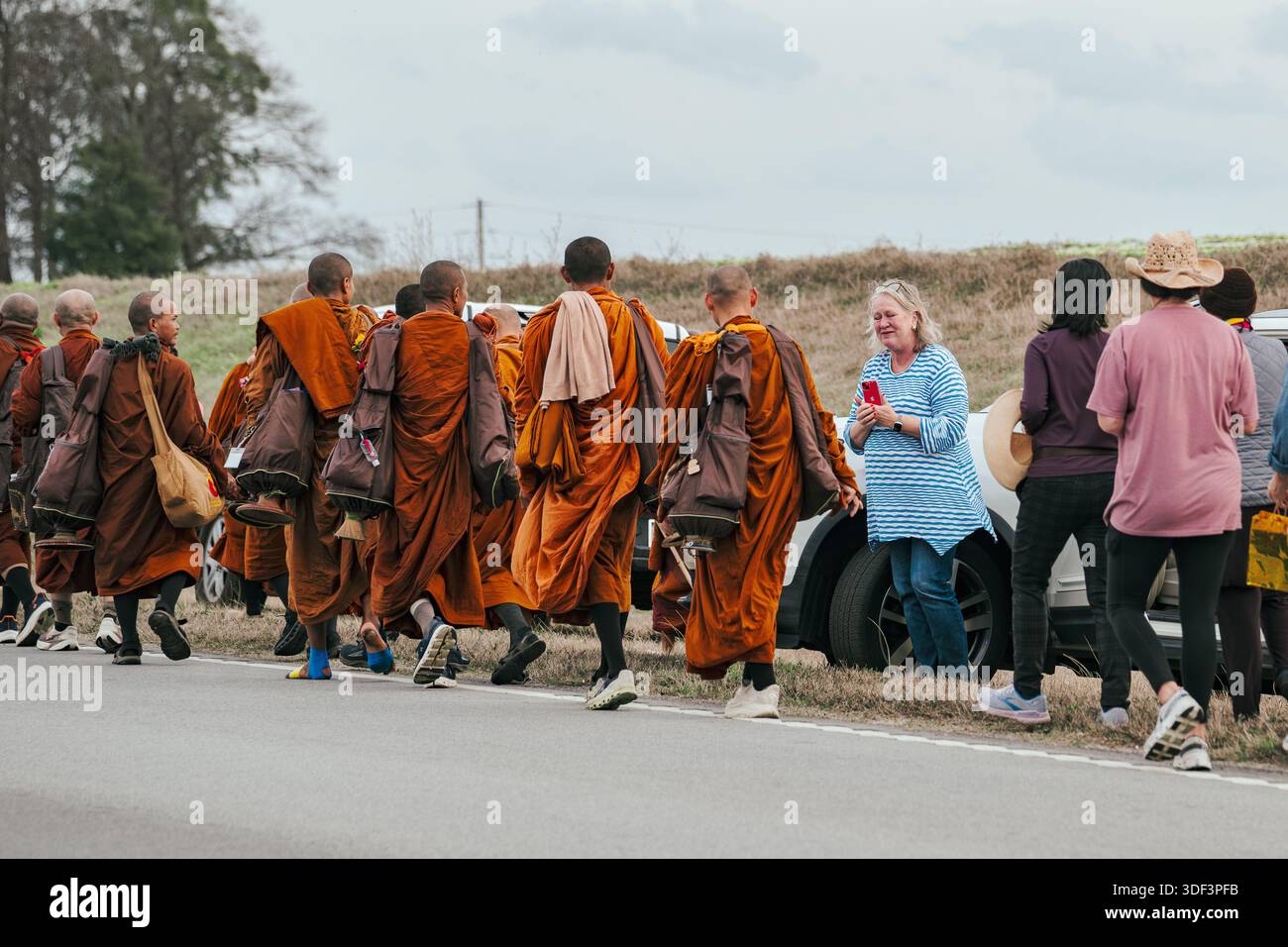 Lexington, South Carolina - January 9, 2026: Buddhist monks and their ...