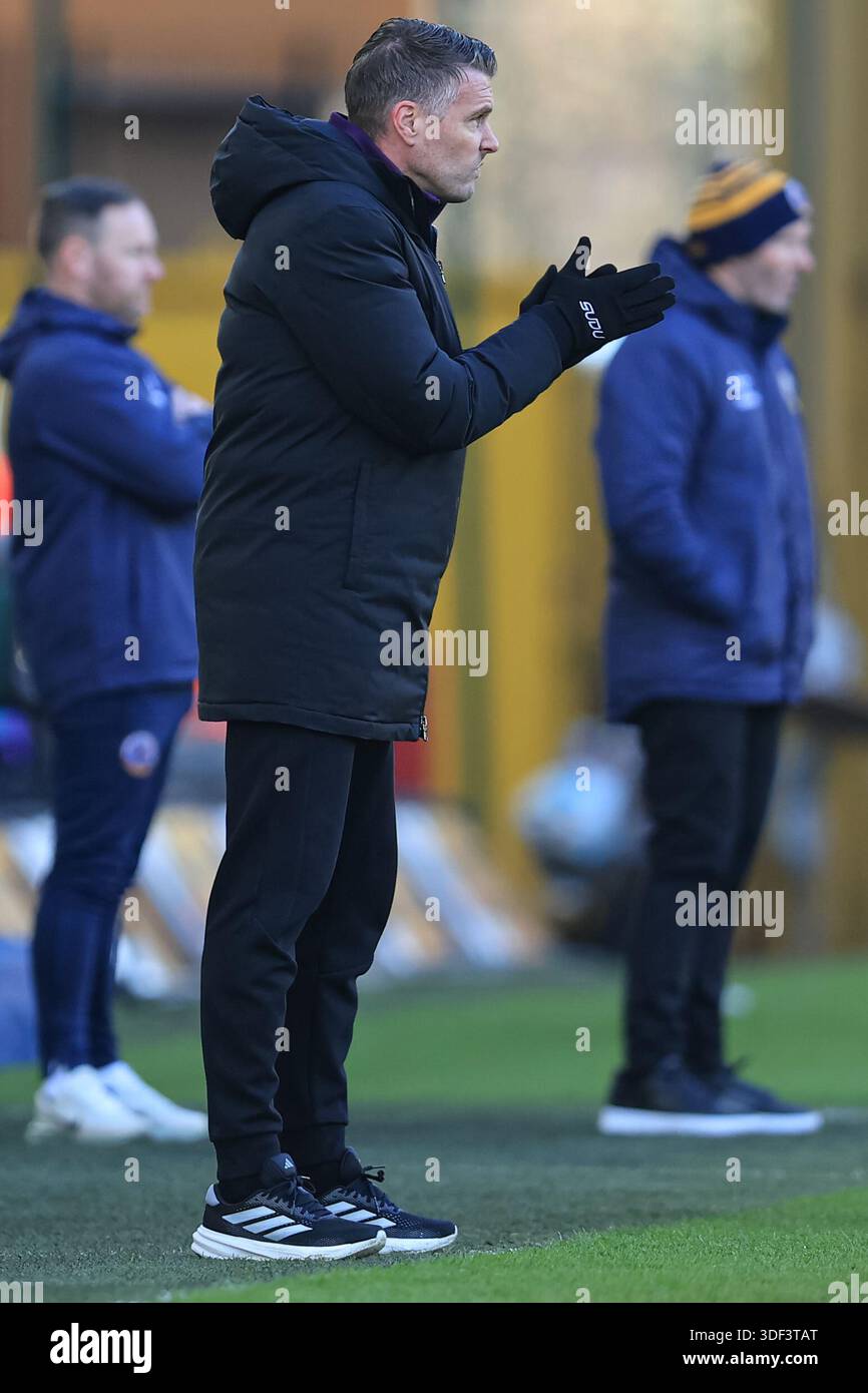 Rob Edwards manager of Wolverhampton Wanderers during the Emirates FA ...