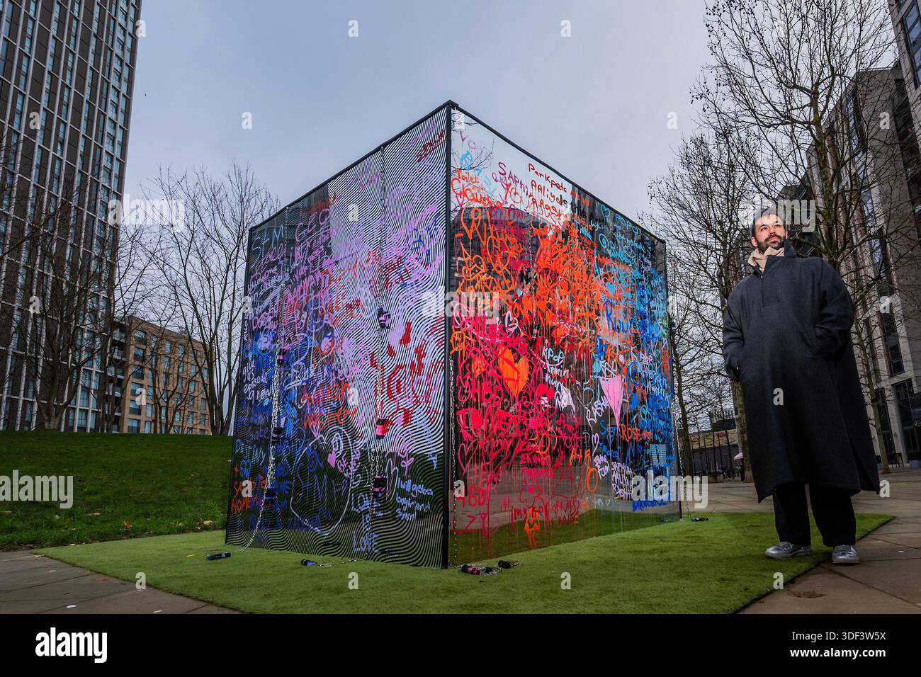 London, UK. 10th Jan, 2026. Reflections I, an interactive installation ...