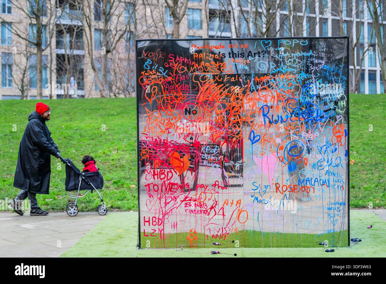 London, UK. 10 Jan 2026. Reflections I, an interactive installation by ...