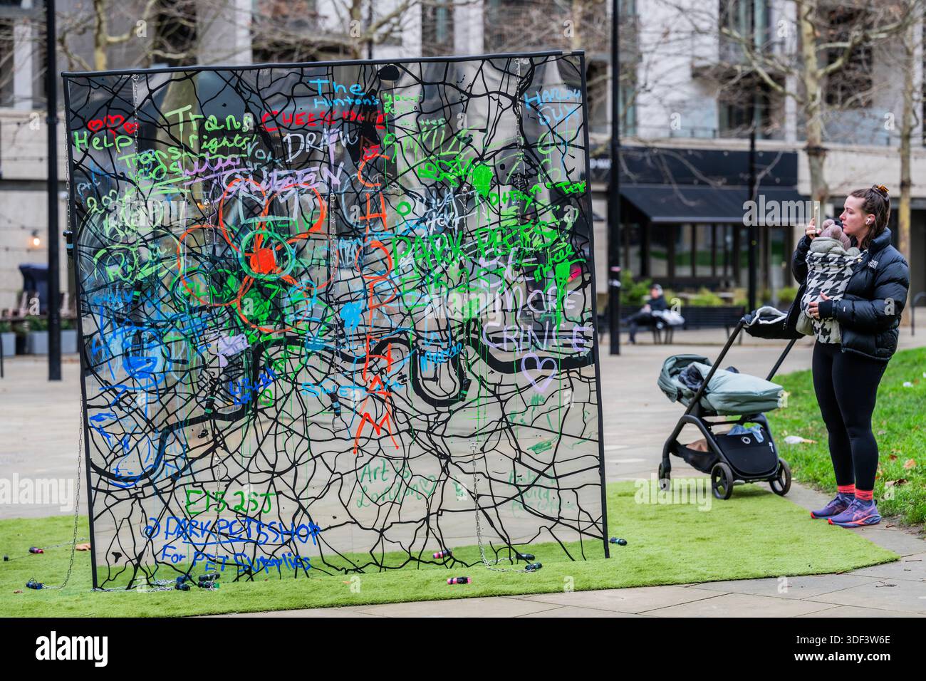 London, UK. 10 Jan 2026. Reflections I, an interactive installation by ...