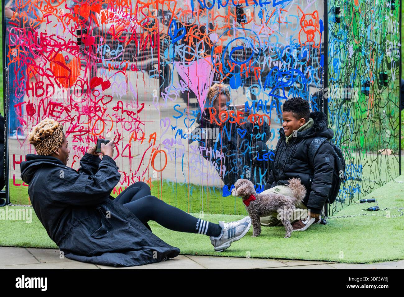 London, UK. 10 Jan 2026. Reflections I, an interactive installation by ...
