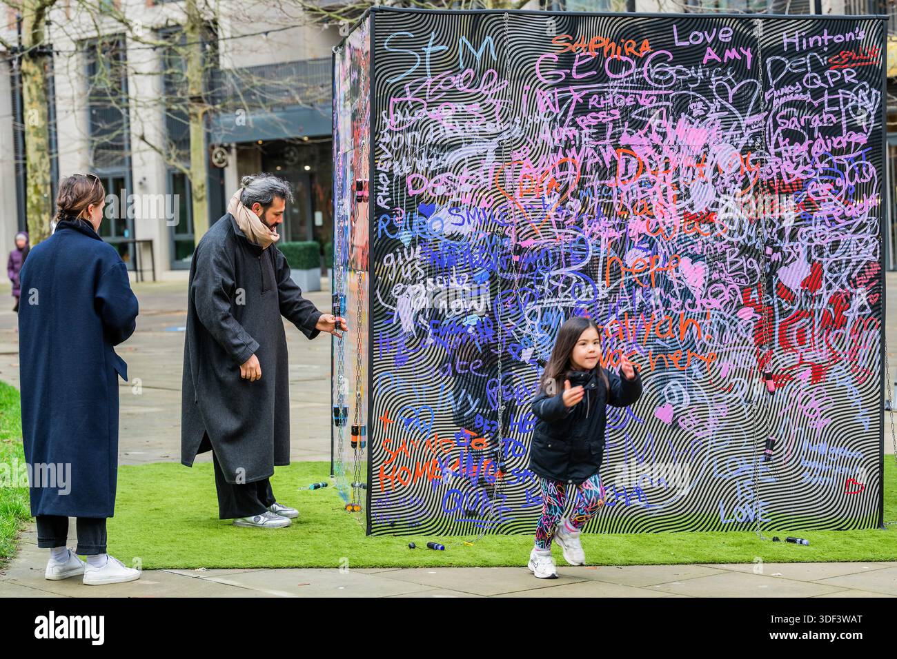 London, UK. 10th Jan, 2026. Reflections I, an interactive installation ...