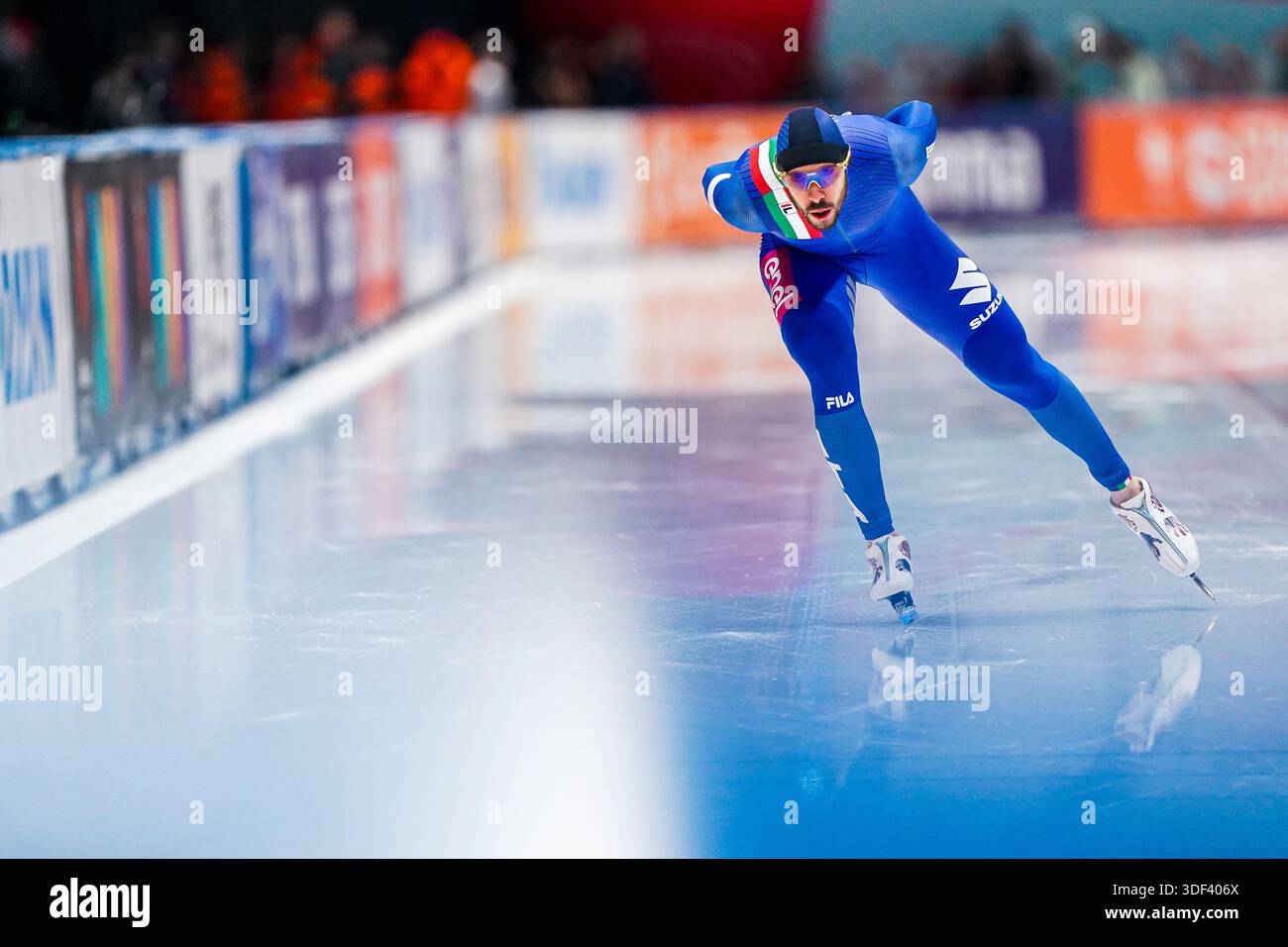 TOMASZOW MAZOWIECKI, POLAND - JANUARY 10: Davide Ghiotto of Italy ...