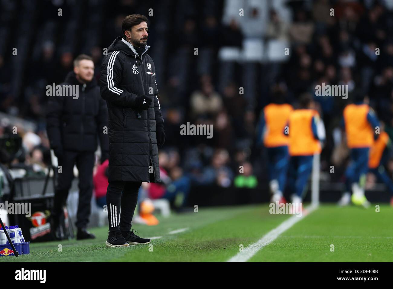 Fulham's Assistant Manager, Gonçalo Santos during the Emirates FA Cup ...