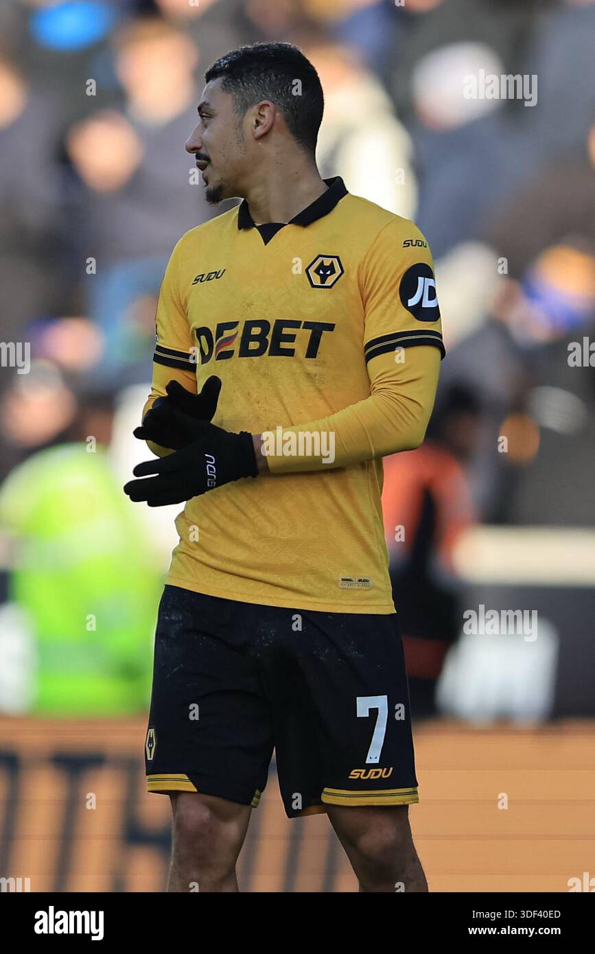 Andre of Wolverhampton Wanderers applauds the fans after the Emirates ...