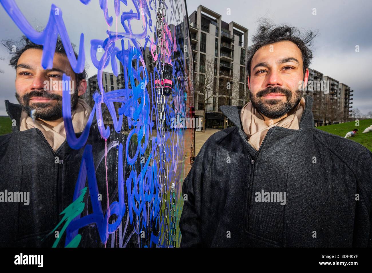 London, UK. 10 Jan 2026. Reflections I, an interactive installation by ...