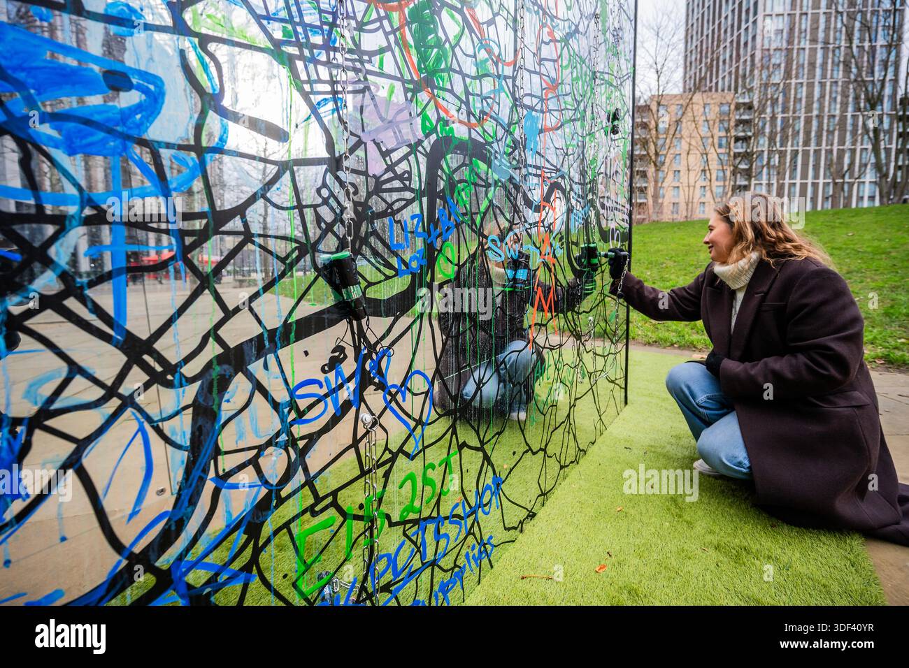 London, UK. 10 Jan 2026. Reflections I, an interactive installation by ...