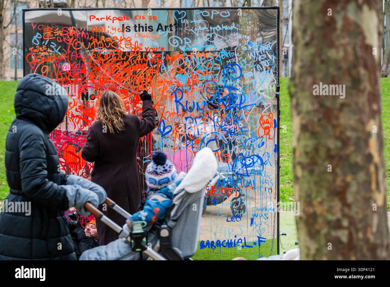 London, UK. 10th Jan, 2026. Reflections I, an interactive installation ...