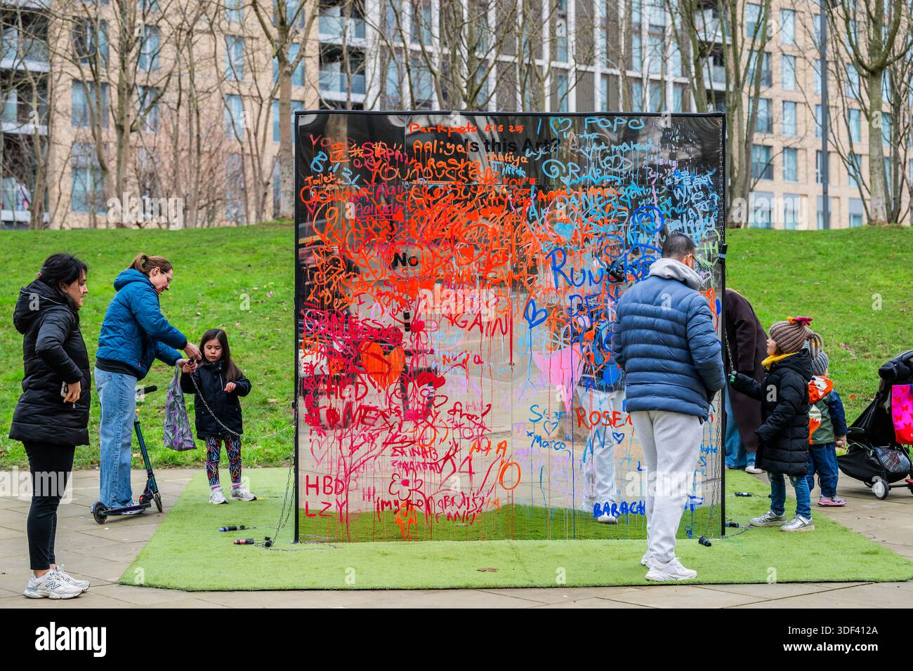 London, UK. 10 Jan 2026. Reflections I, an interactive installation by ...