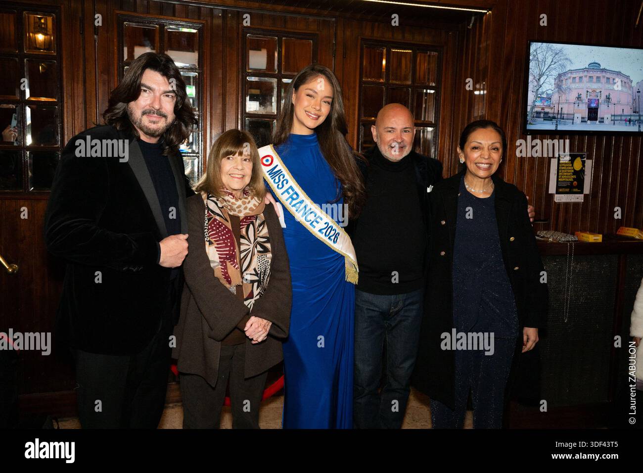 Pierre Martinez, Miss France 2026 Hinaupoko Deveze, Anne Barrere and ...