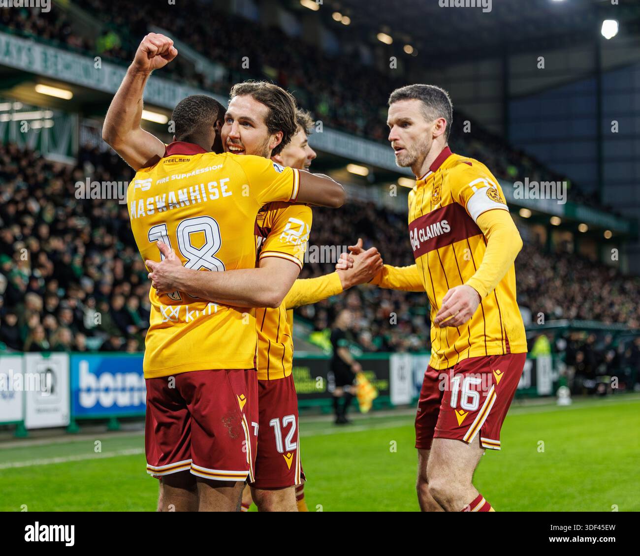 Easter Road Stadium, Edinburgh, Scotland, UK. 10th Jan 2026. Hibernian ...
