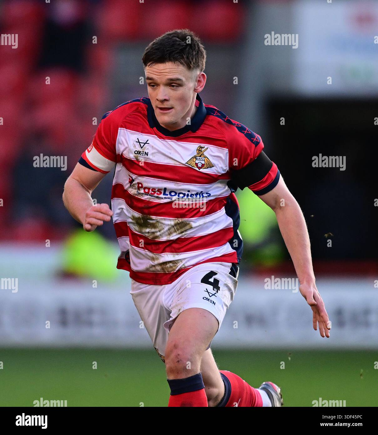 Doncaster Rovers' Owen Bailey in the match between Doncaster Rovers and ...