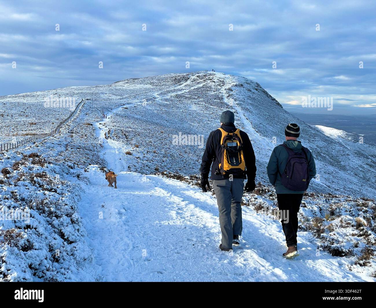 Edinburgh, Scotland, UK. 10th Jan 2026. Snow on the Pentland Hills ...