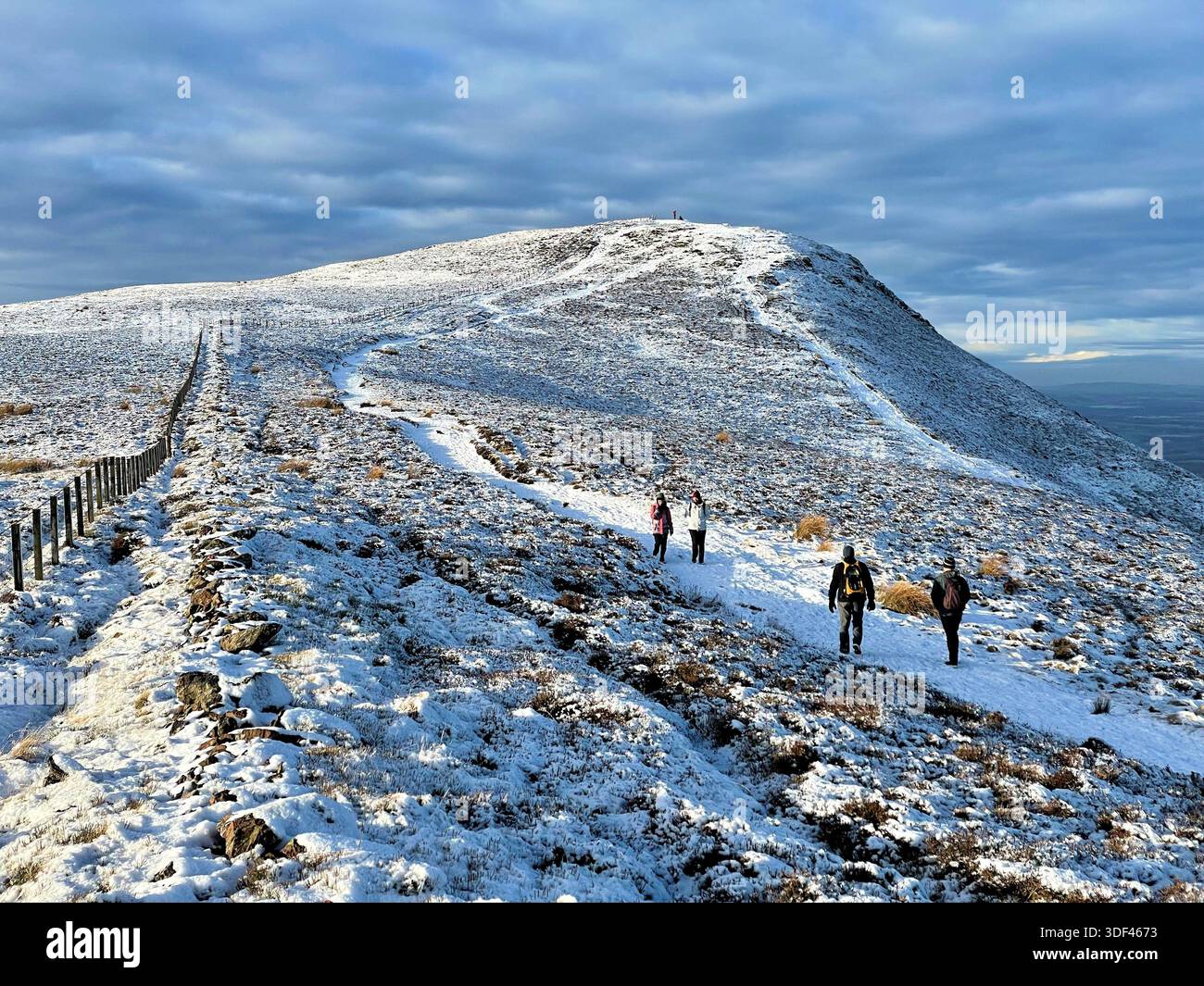 Edinburgh, Scotland, UK. 10th Jan 2026. Snow on the Pentland Hills ...
