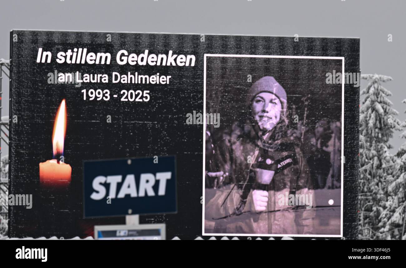 10 January 2026, Thuringia, Oberhof: Biathlon: World Cup, 4 x 6 km ...