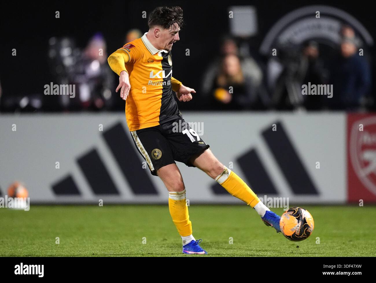 Burton Albion's Dylan Williams scores their side's fourth goal of the ...