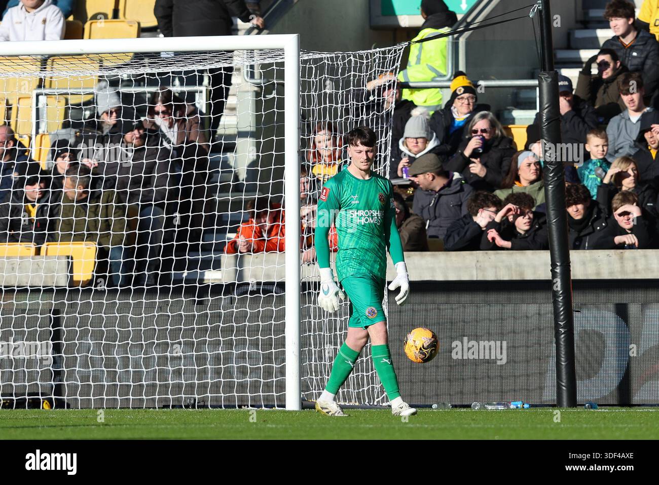 Wolverhampton, UK, 10th January 2026. Elyh Harrison, goalkeeper of ...