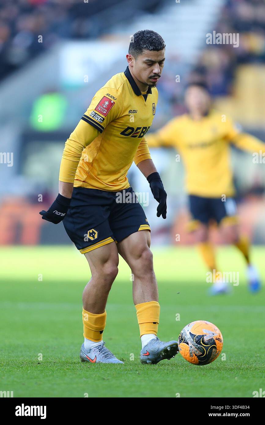Wolverhampton, UK, 10th January 2026. André of Wolves during the The ...