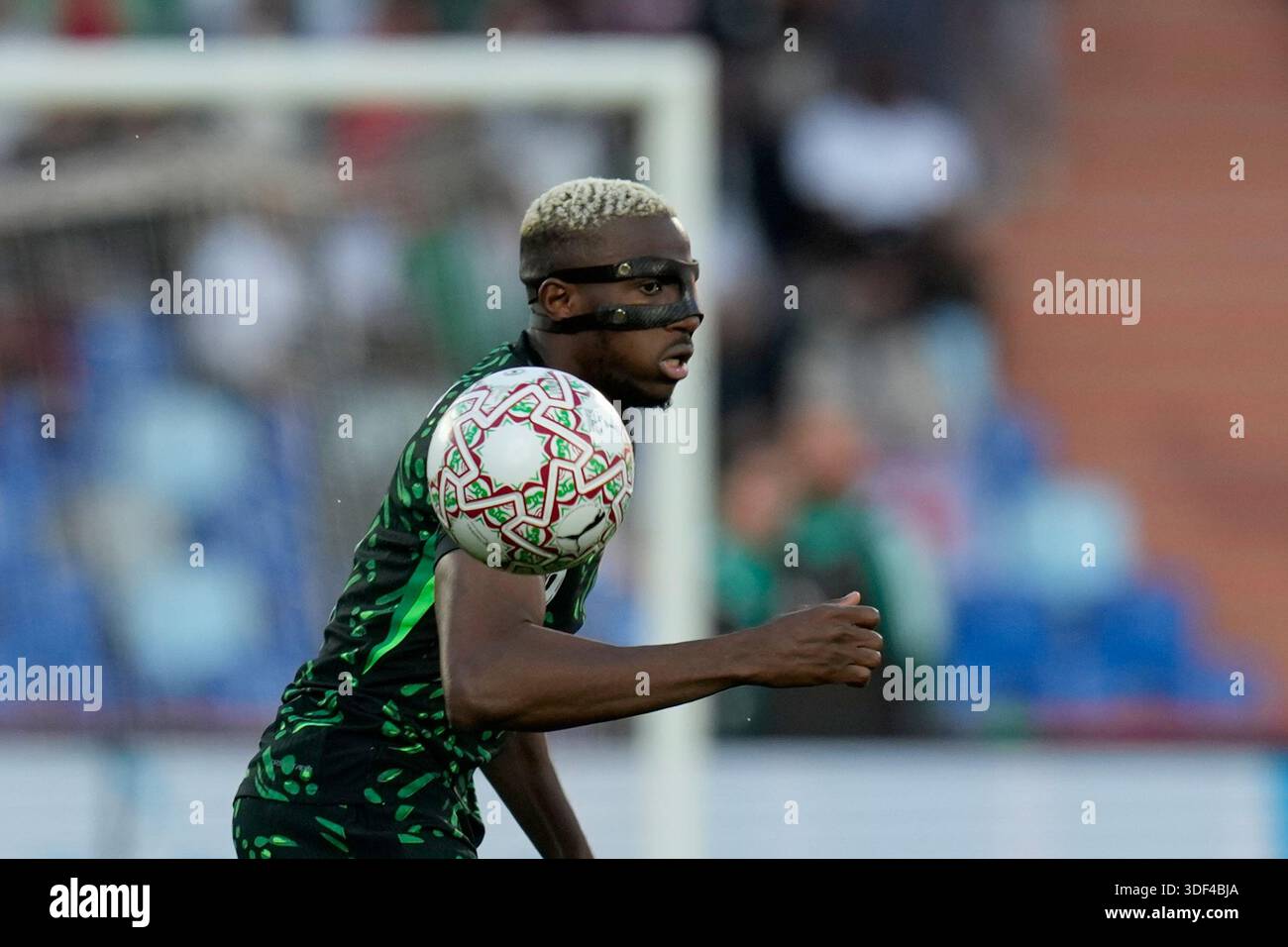 Nigeria's Victor Osimhen controls the ball during the Africa Cup of ...