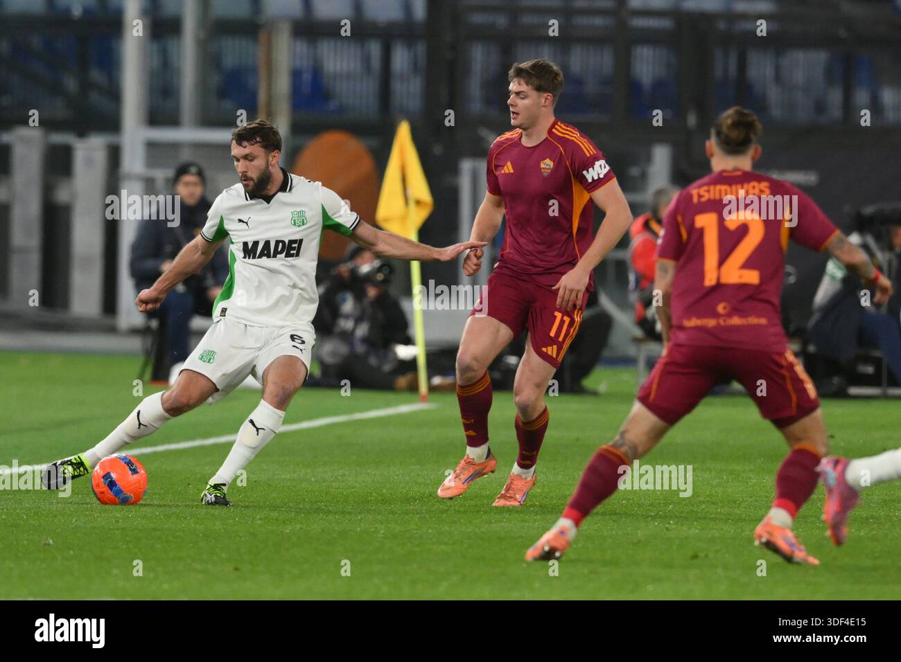 Olimpico Stadium, Rome, Italy - Sebastian Walukiewicz of US Sassuolo ...
